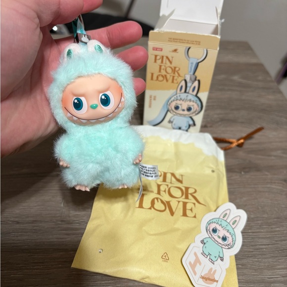 POP MART | Toys | Pop Mart Labubu V4 The Monsters Pin For Love Alphabet ...